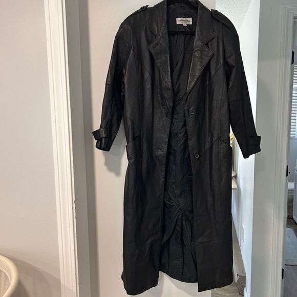 No Brand | Jackets & Coats | Vintage0 Leather Jacket Split End Ltd Mod ...